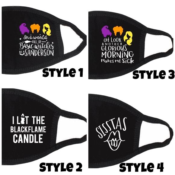 Other | Hocus Pocus Face Mask | Poshmark